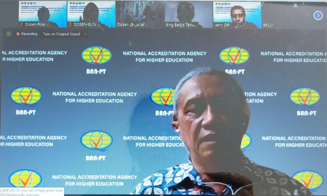 Asesmen Lapangan Akreditasi Prodi DKV UNIKU Secara Daring