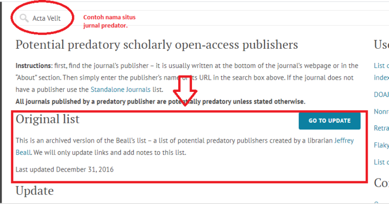 Cara Mengetahui Jurnal Predator, Waspada ya!