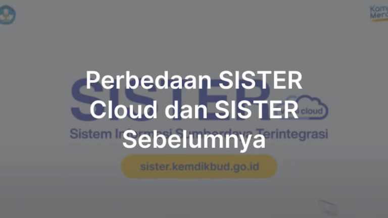4 Perbedaan SISTER Cloud dan SISTER Sebelumnya