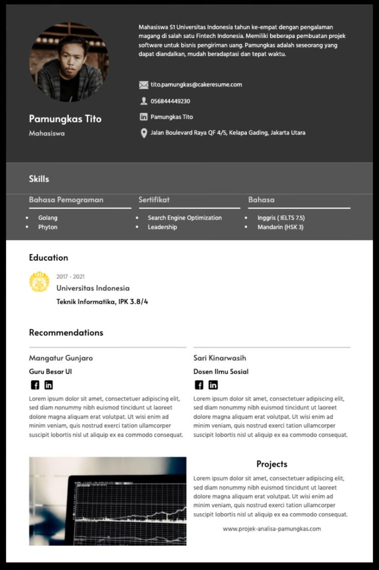 Contoh CV Beasiswa, Isi dan Cara Membuat