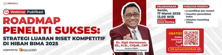 Webinar Roadmap Peneliti Sukses